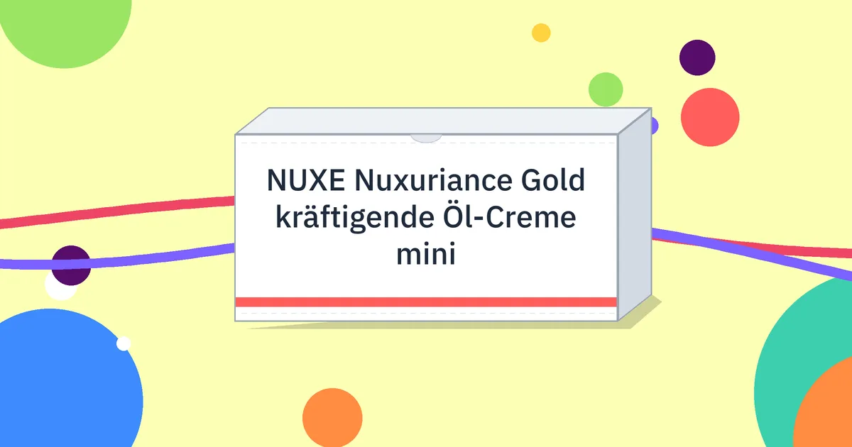 Symbolbild: Packung mit der Aufschrift NUXE Nuxuriance Gold kräftigende Öl-Creme mini (PZN 15322152) – Verfügbarkeit und Bezug in Apotheken in Frankfurt am Main