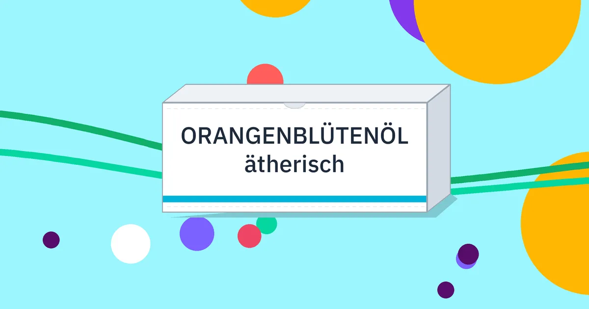 Symbolbild: Packung mit der Aufschrift ORANGENBLÜTENÖL ätherisch (PZN 15236702) – Verfügbarkeit und Bezug in Apotheken in Frankfurt am Main