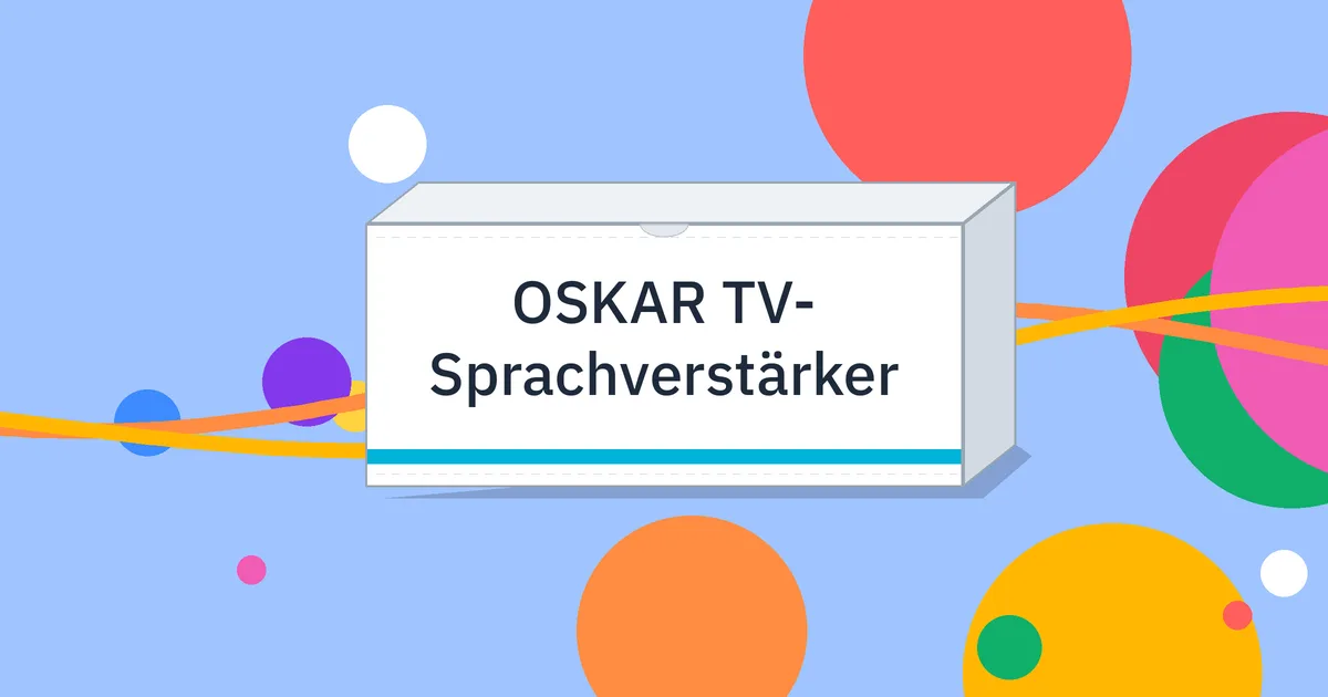 Symbolbild: Packung mit der Aufschrift OSKAR TV-Sprachverstärker (PZN 16878408) – Verfügbarkeit und Bezug in Apotheken in Frankfurt am Main