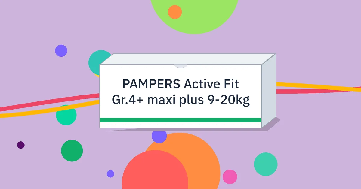 Symbolbild: Packung mit der Aufschrift PAMPERS Active Fit Gr.4+ maxi plus 9-20kg (PZN 09519235) – Verfügbarkeit und Bezug in Apotheken in Frankfurt am Main