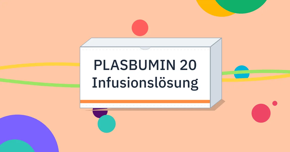 Symbolbild: Packung mit der Aufschrift PLASBUMIN 20 Infusionslösung (PZN 05559812) – Verfügbarkeit und Bezug in Apotheken in Frankfurt am Main