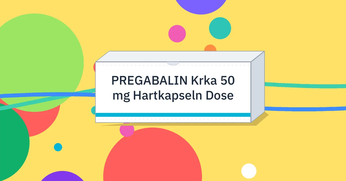Symbolbild: Packung mit der Aufschrift PREGABALIN Krka 50 mg Hartkapseln Dose (PZN 16387857) – Verfügbarkeit und Bezug in Apotheken in Frankfurt am Main