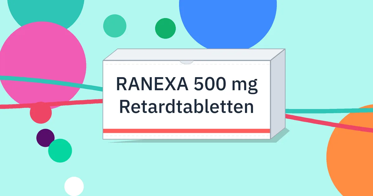 Symbolbild: Packung mit der Aufschrift RANEXA 500 mg Retardtabletten (PZN 00147051) – Verfügbarkeit und Bezug in Apotheken in Frankfurt am Main