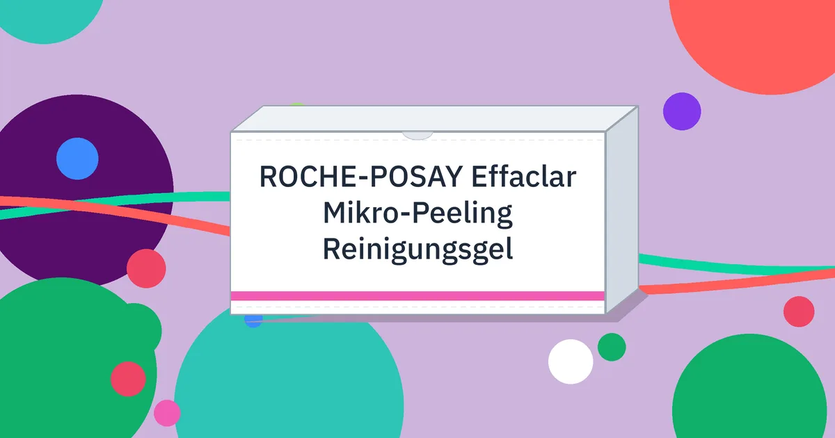 Symbolbild: Packung mit der Aufschrift ROCHE-POSAY Effaclar Mikro-Peeling Reinigungsgel (PZN 16364299) – Verfügbarkeit und Bezug in Apotheken in Frankfurt am Main