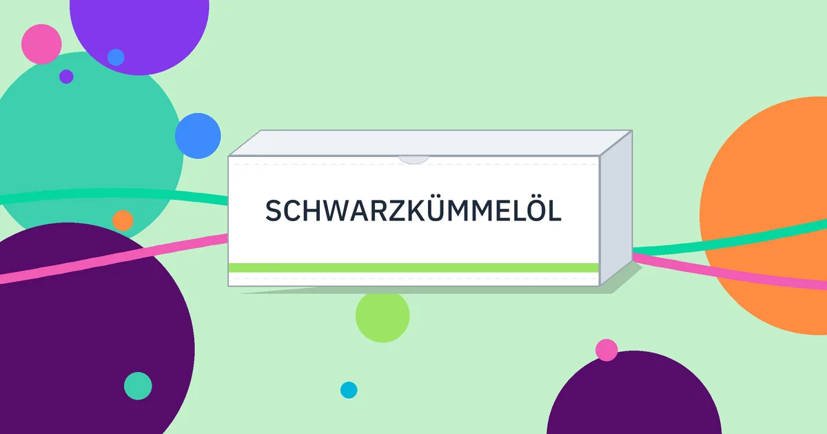 Symbolbild: Packung mit der Aufschrift SCHWARZKÜMMELÖL (PZN 12450292) – Verfügbarkeit und Bezug in Apotheken in Frankfurt am Main