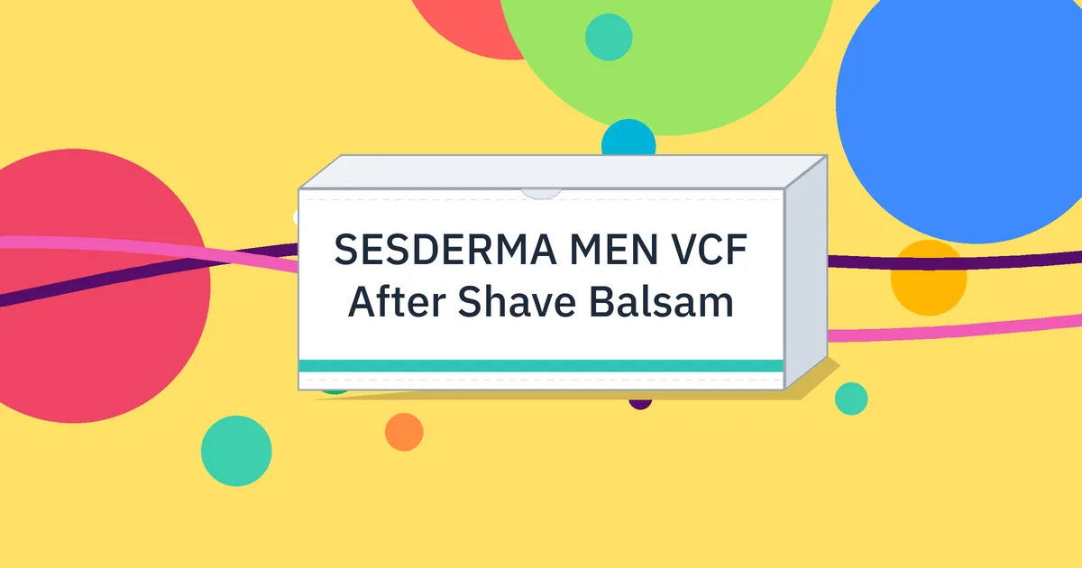 Symbolbild: Packung mit der Aufschrift SESDERMA MEN VCF After Shave Balsam (PZN 18018644) – Verfügbarkeit und Bezug in Apotheken in Frankfurt am Main