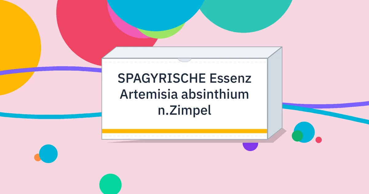 Symbolbild: Packung mit der Aufschrift SPAGYRISCHE Essenz Artemisia absinthium n.Zimpel (PZN 00915745) – Verfügbarkeit und Bezug in Apotheken in Frankfurt am Main
