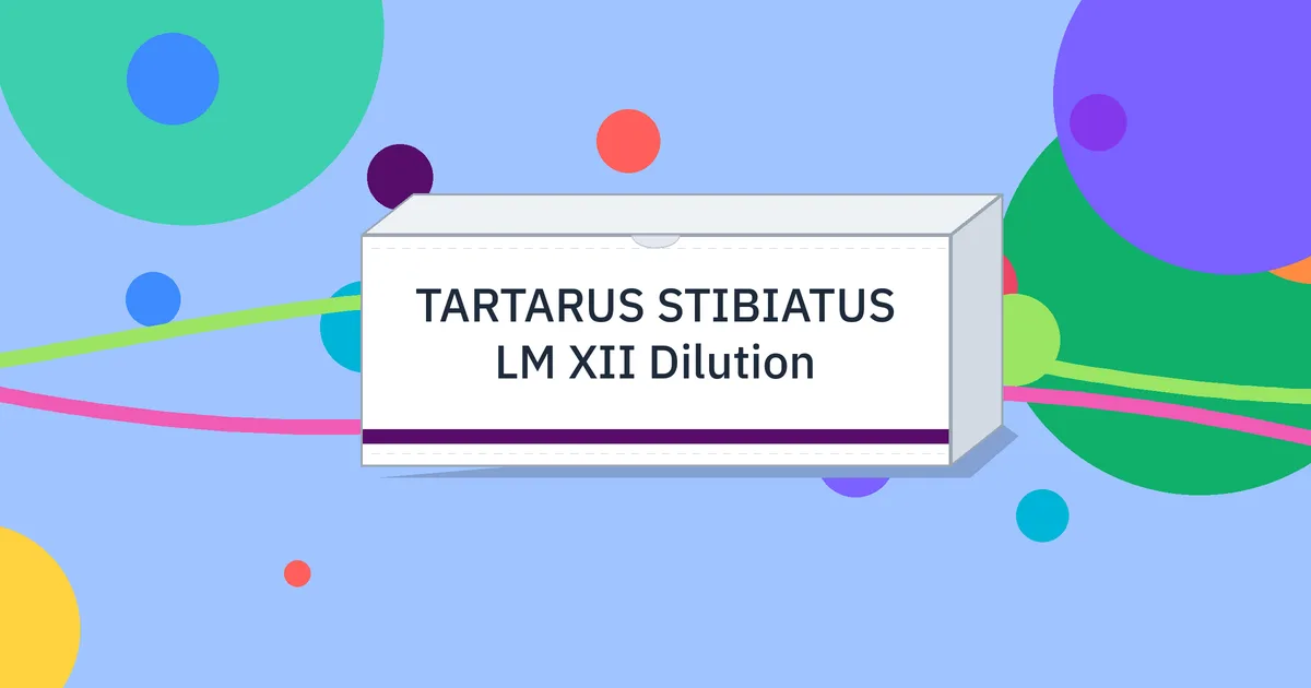 Symbolbild: Packung mit der Aufschrift TARTARUS STIBIATUS LM XII Dilution (PZN 02675943) – Verfügbarkeit und Bezug in Apotheken in Frankfurt am Main