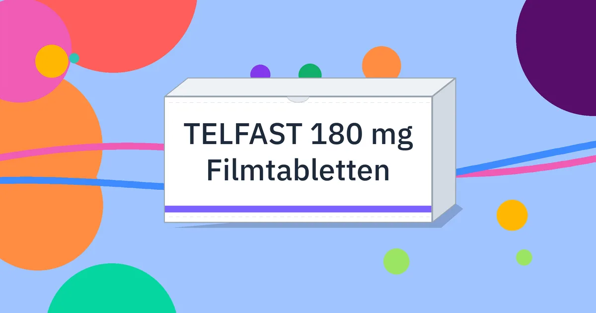 Symbolbild: Packung mit der Aufschrift TELFAST 180 mg Filmtabletten (PZN 01263061) – Verfügbarkeit und Bezug in Apotheken in Frankfurt am Main