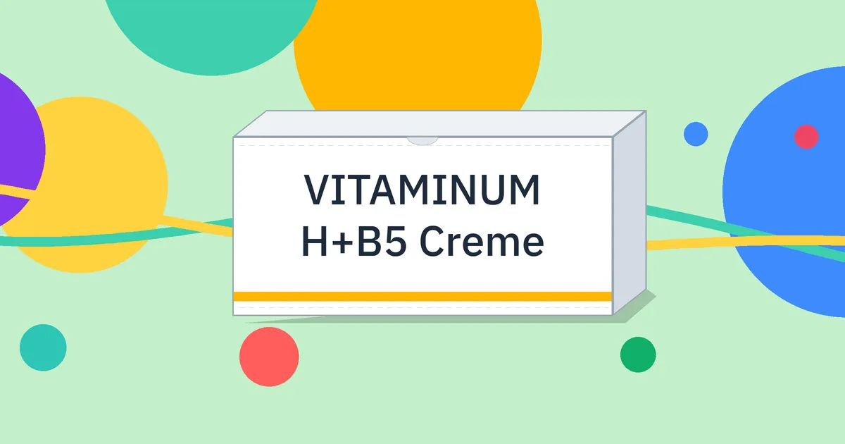 Symbolbild: Packung mit der Aufschrift VITAMINUM H+B5 Creme (PZN 19162248) – Verfügbarkeit und Bezug in Apotheken in Frankfurt am Main
