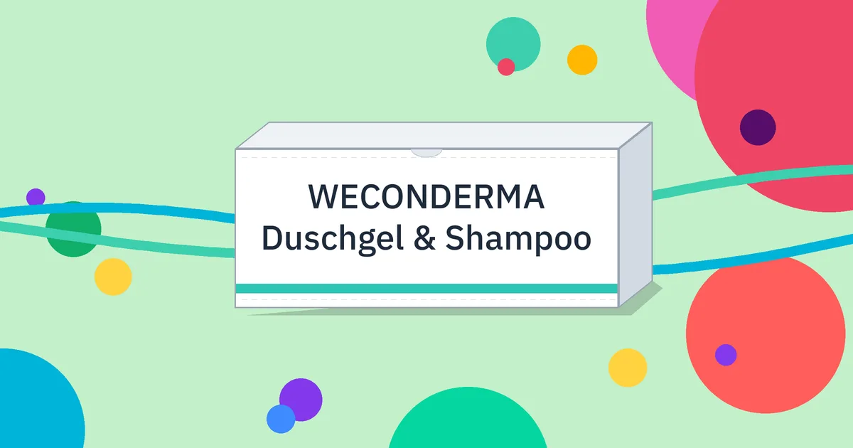 Symbolbild: Packung mit der Aufschrift WECONDERMA Duschgel & Shampoo (PZN 10167741) – Verfügbarkeit und Bezug in Apotheken in Frankfurt am Main
