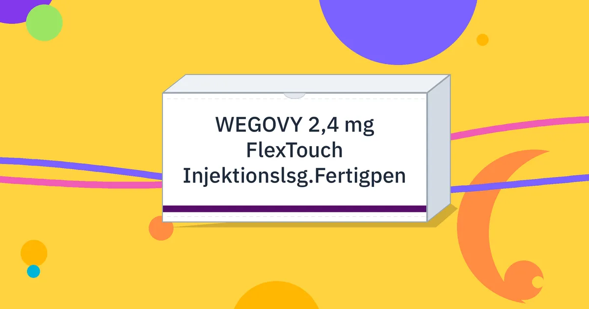 Symbolbild: Packung mit der Aufschrift WEGOVY 2,4 mg FlexTouch Injektionslsg.Fertigpen (PZN 20596667) – Verfügbarkeit und Bezug in Apotheken in Frankfurt am Main