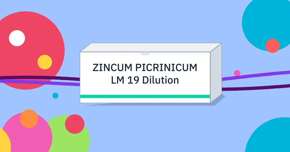 Symbolbild: Packung mit der Aufschrift ZINCUM PICRINICUM LM 19 Dilution (PZN 13298389) – Verfügbarkeit und Bezug in Apotheken in Frankfurt am Main