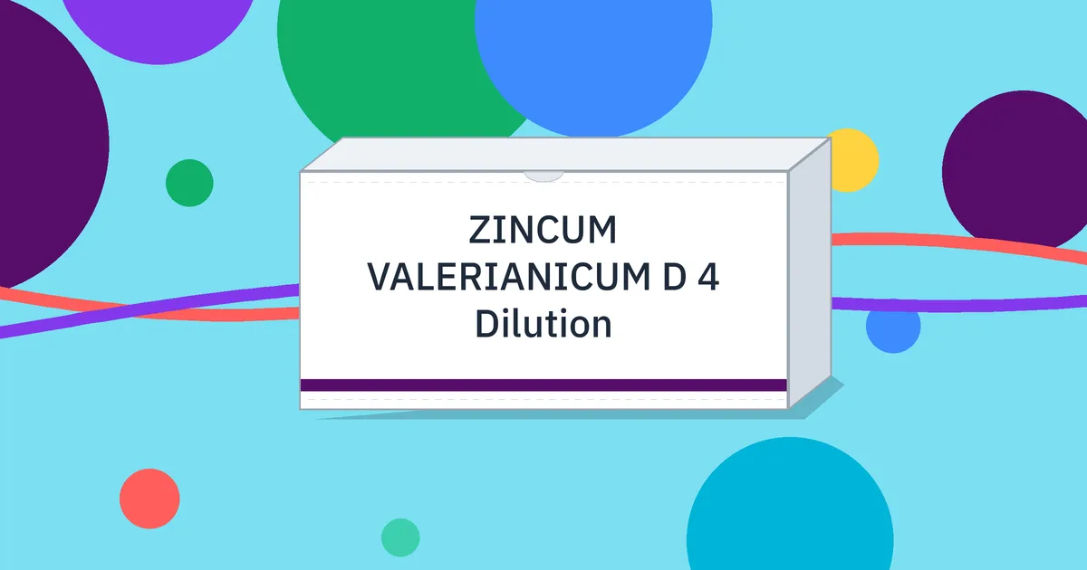 Symbolbild: Packung mit der Aufschrift ZINCUM VALERIANICUM D 4 Dilution (PZN 01789277) – Verfügbarkeit und Bezug in Apotheken in Frankfurt am Main