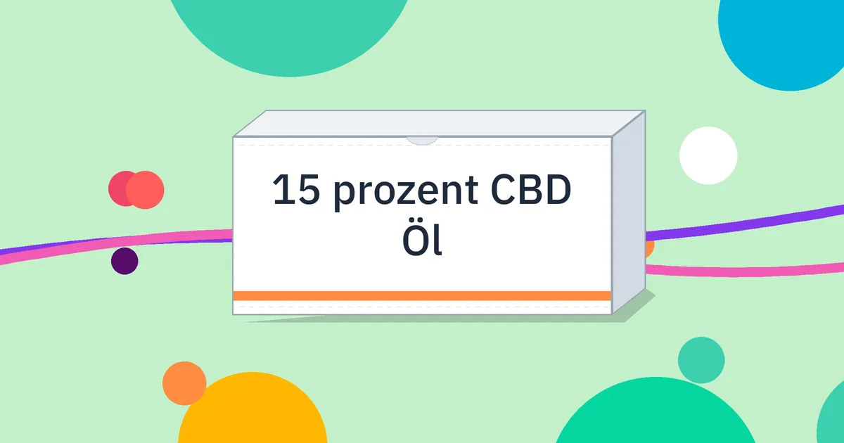 Symbolbild: Packung mit der Aufschrift 15 prozent CBD Öl (PZN 18070805) – Verfügbarkeit und Bezug in Apotheken in Frankfurt am Main