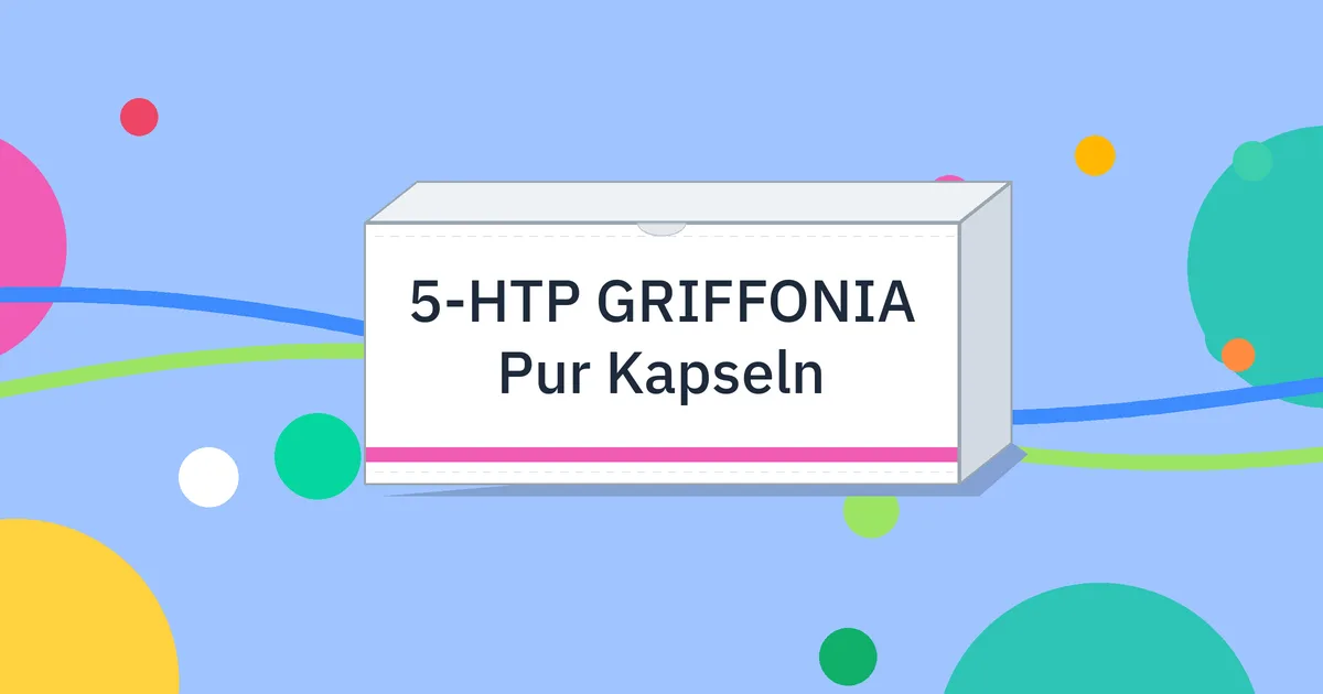 Symbolbild: Packung mit der Aufschrift 5-HTP GRIFFONIA Pur Kapseln (PZN 19059444) – Verfügbarkeit und Bezug in Apotheken in Frankfurt am Main