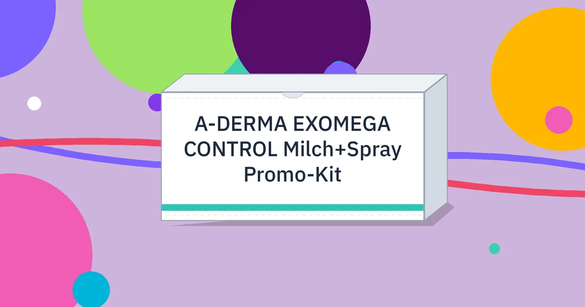 Symbolbild: Packung mit der Aufschrift A-DERMA EXOMEGA CONTROL Milch+Spray Promo-Kit (PZN 18070946) – Verfügbarkeit und Bezug in Apotheken in Frankfurt am Main