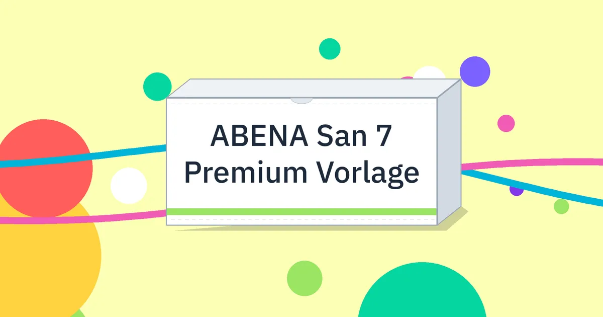 Symbolbild: Packung mit der Aufschrift ABENA San 7 Premium Vorlage (PZN 10219691) – Verfügbarkeit und Bezug in Apotheken in Frankfurt am Main