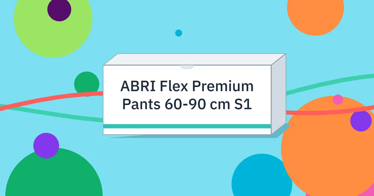 Symbolbild: Packung mit der Aufschrift ABRI Flex Premium Pants 60-90 cm S1 (PZN 10218705) – Verfügbarkeit und Bezug in Apotheken in Frankfurt am Main