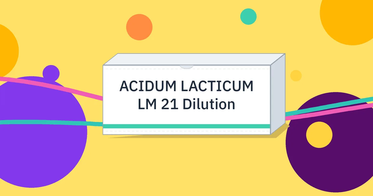Symbolbild: Packung mit der Aufschrift ACIDUM LACTICUM LM 21 Dilution (PZN 13279469) – Verfügbarkeit und Bezug in Apotheken in Frankfurt am Main