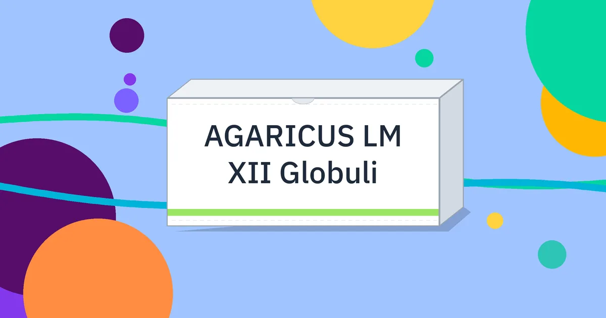 Symbolbild: Packung mit der Aufschrift AGARICUS LM XII Globuli (PZN 04501118) – Verfügbarkeit und Bezug in Apotheken in Frankfurt am Main