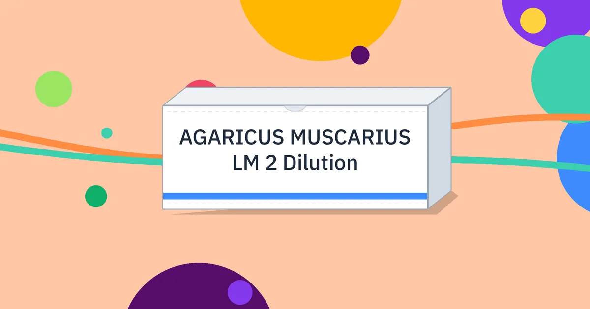 Symbolbild: Packung mit der Aufschrift AGARICUS MUSCARIUS LM 2 Dilution (PZN 12756140) – Verfügbarkeit und Bezug in Apotheken in Frankfurt am Main
