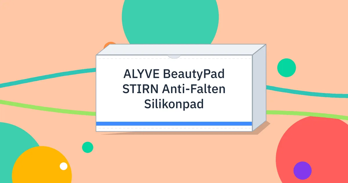 Symbolbild: Packung mit der Aufschrift ALYVE BeautyPad STIRN Anti-Falten Silikonpad (PZN 18767280) – Verfügbarkeit und Bezug in Apotheken in Frankfurt am Main