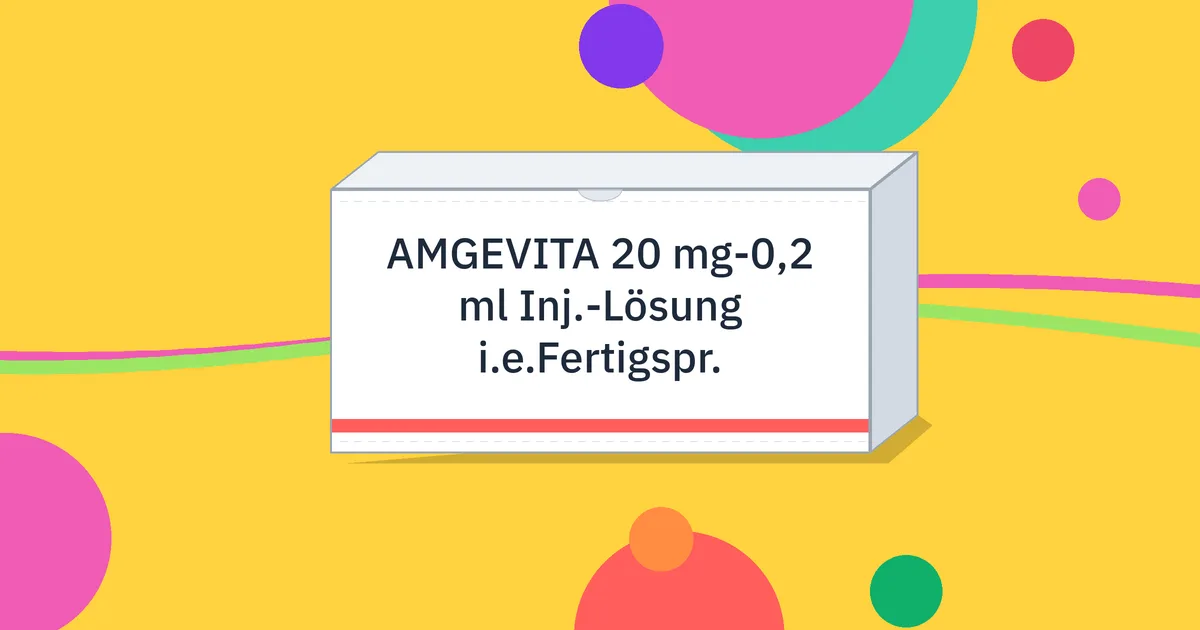 Symbolbild: Packung mit der Aufschrift AMGEVITA 20 mg-0,2 ml Inj.-Lösung i.e.Fertigspr. (PZN 19800803) – Verfügbarkeit und Bezug in Apotheken in Frankfurt am Main