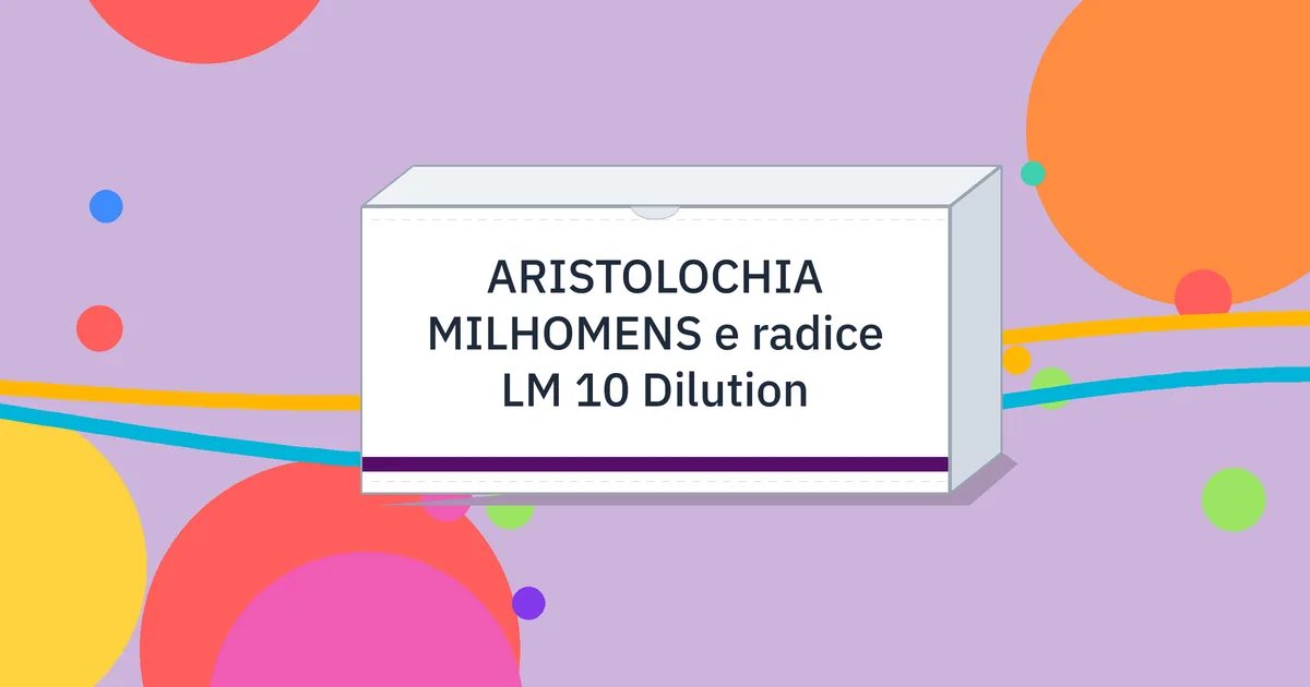 Symbolbild: Packung mit der Aufschrift ARISTOLOCHIA MILHOMENS e radice LM 10 Dilution (PZN 13392272) – Verfügbarkeit und Bezug in Apotheken in Frankfurt am Main
