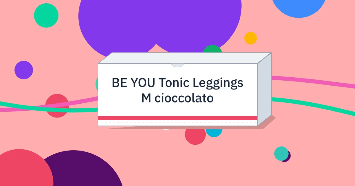Symbolbild: Packung mit der Aufschrift BE YOU Tonic Leggings M cioccolato (PZN 20719549) – Verfügbarkeit und Bezug in Apotheken in Frankfurt am Main