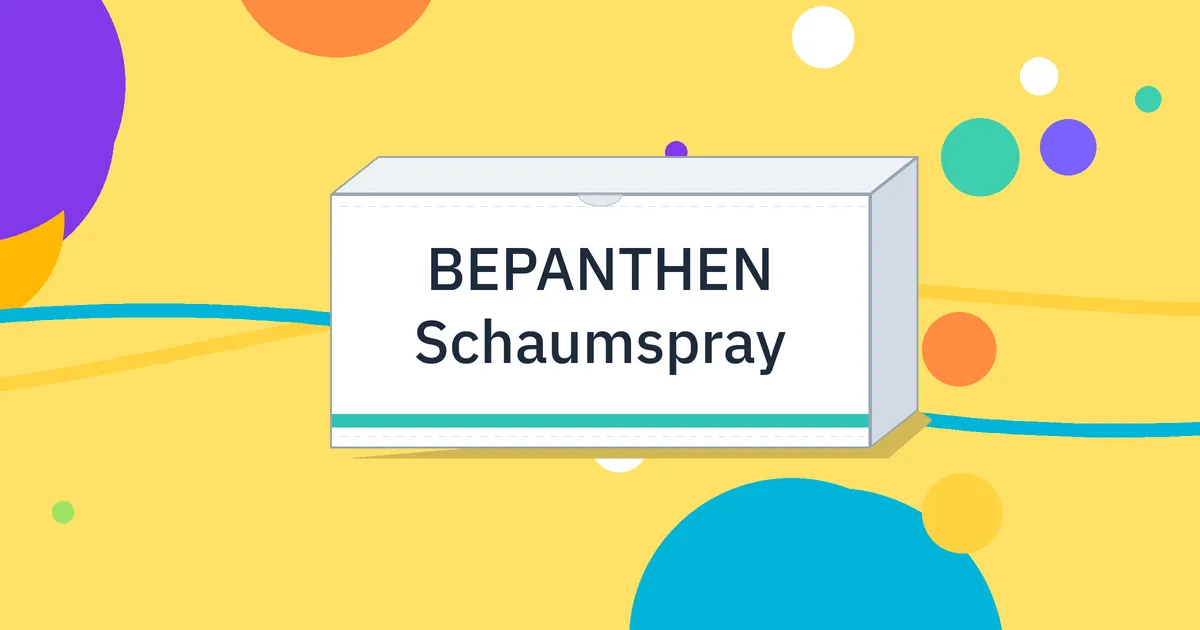 Symbolbild: Packung mit der Aufschrift BEPANTHEN Schaumspray (PZN 03916343) – Verfügbarkeit und Bezug in Apotheken in Frankfurt am Main