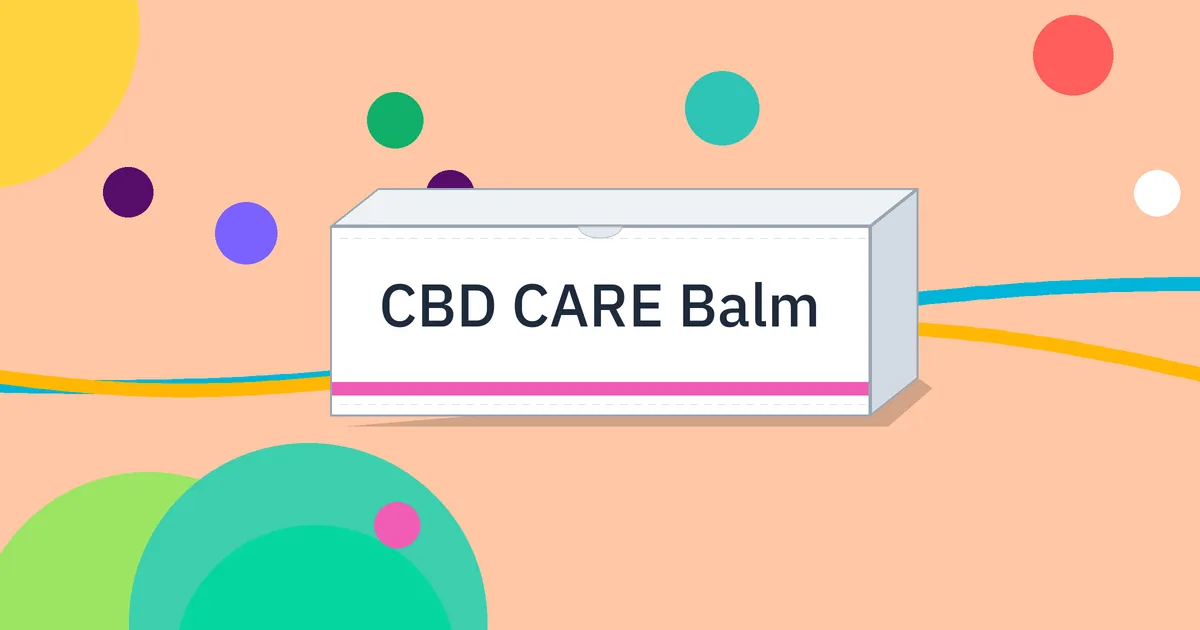 Symbolbild: Packung mit der Aufschrift CBD CARE Balm (PZN 16685508) – Verfügbarkeit und Bezug in Apotheken in Frankfurt am Main