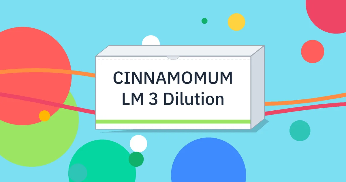 Symbolbild: Packung mit der Aufschrift CINNAMOMUM LM 3 Dilution (PZN 12820731) – Verfügbarkeit und Bezug in Apotheken in Frankfurt am Main