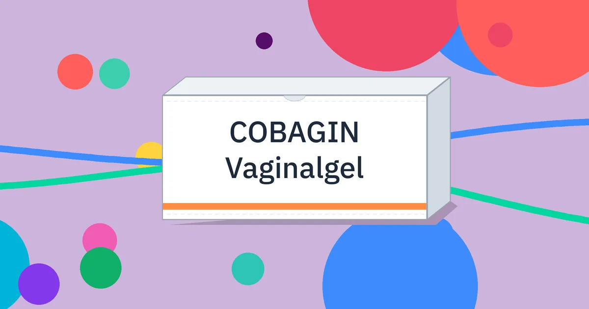 Symbolbild: Packung mit der Aufschrift COBAGIN Vaginalgel (PZN 17634938) – Verfügbarkeit und Bezug in Apotheken in Frankfurt am Main