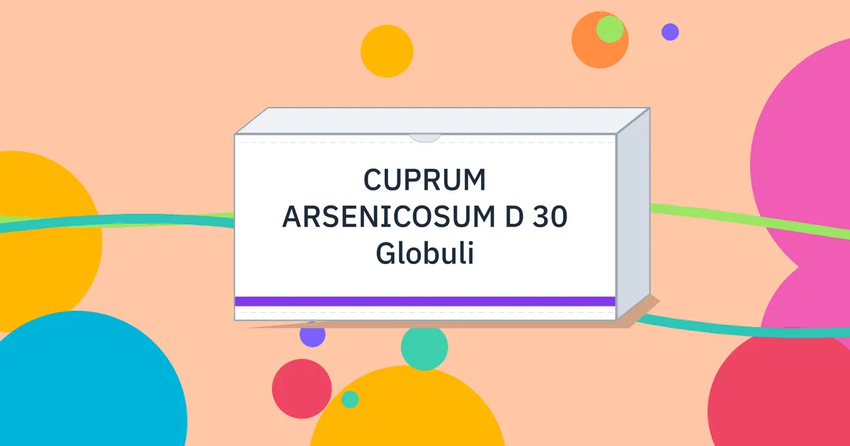 Symbolbild: Packung mit der Aufschrift CUPRUM ARSENICOSUM D 30 Globuli (PZN 04214548) – Verfügbarkeit und Bezug in Apotheken in Frankfurt am Main