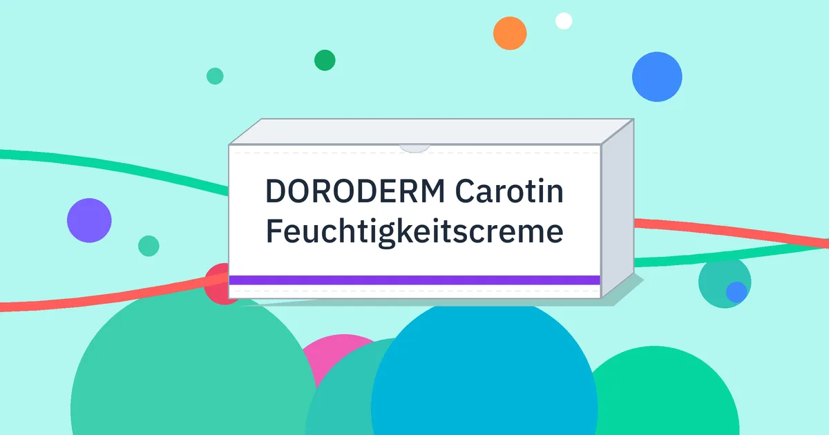 Symbolbild: Packung mit der Aufschrift DORODERM Carotin Feuchtigkeitscreme (PZN 02327277) – Verfügbarkeit und Bezug in Apotheken in Frankfurt am Main