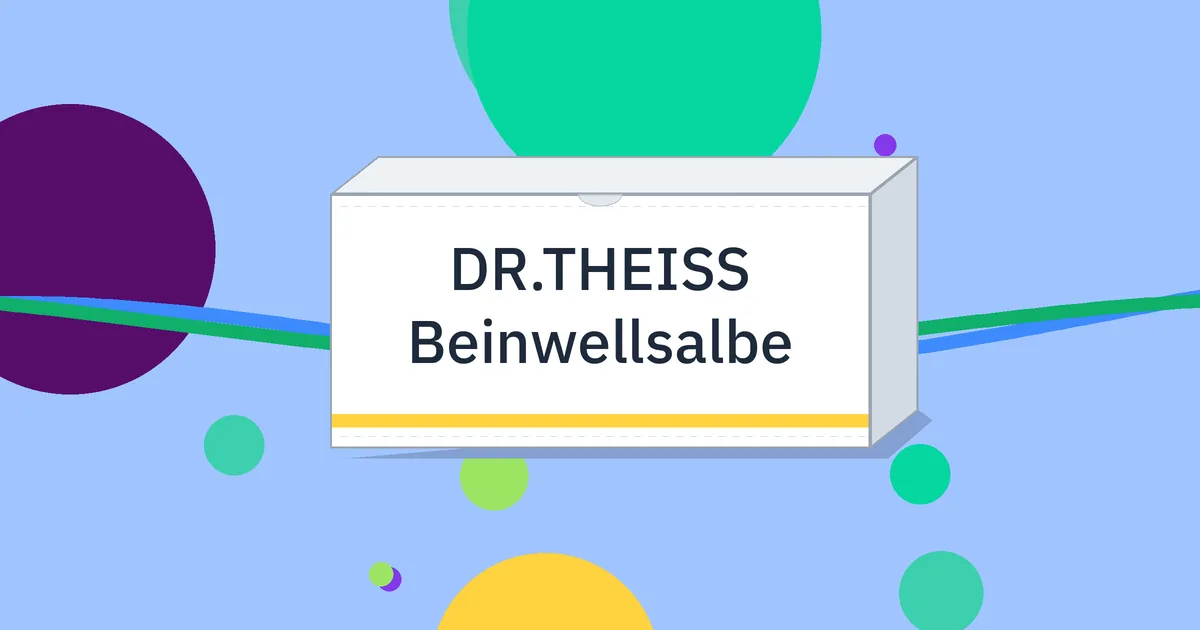 Symbolbild: Packung mit der Aufschrift DR.THEISS Beinwellsalbe (PZN 03090297) – Verfügbarkeit und Bezug in Apotheken in Frankfurt am Main