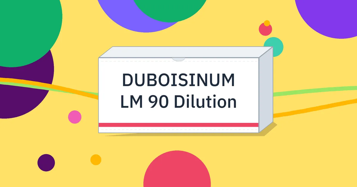 Symbolbild: Packung mit der Aufschrift DUBOISINUM LM 90 Dilution (PZN 13467774) – Verfügbarkeit und Bezug in Apotheken in Frankfurt am Main