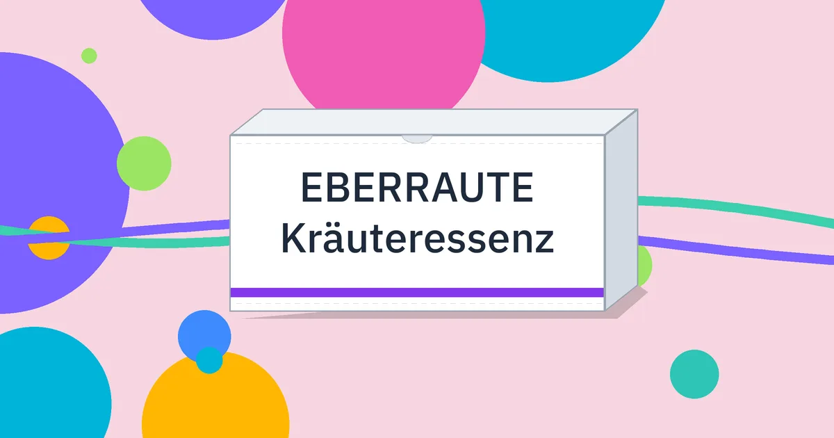 Symbolbild: Packung mit der Aufschrift EBERRAUTE Kräuteressenz (PZN 11163739) – Verfügbarkeit und Bezug in Apotheken in Frankfurt am Main