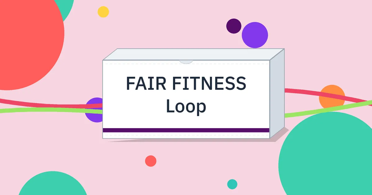 Symbolbild: Packung mit der Aufschrift FAIR FITNESS Loop (PZN 18788253) – Verfügbarkeit und Bezug in Apotheken in Frankfurt am Main