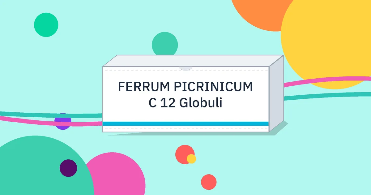 Symbolbild: Packung mit der Aufschrift FERRUM PICRINICUM C 12 Globuli (PZN 19715492) – Verfügbarkeit und Bezug in Apotheken in Frankfurt am Main
