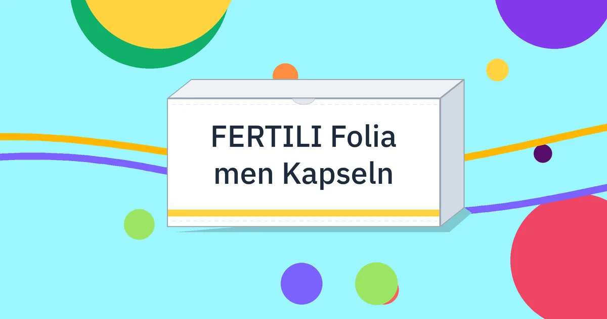 Symbolbild: Packung mit der Aufschrift FERTILI Folia men Kapseln (PZN 18702435) – Verfügbarkeit und Bezug in Apotheken in Frankfurt am Main