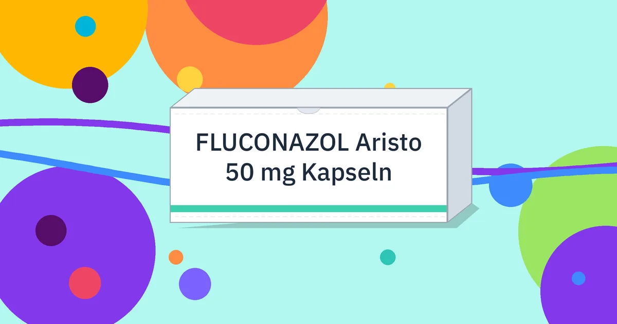 Symbolbild: Packung mit der Aufschrift FLUCONAZOL Aristo 50 mg Kapseln (PZN 05507465) – Verfügbarkeit und Bezug in Apotheken in Frankfurt am Main