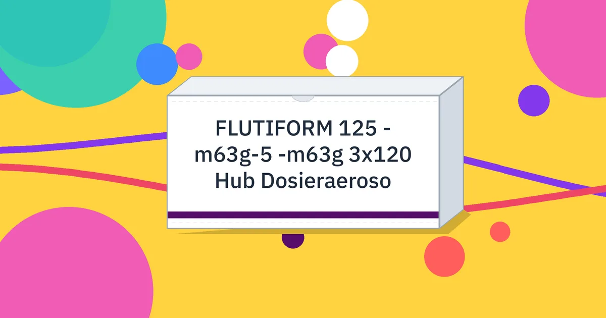 Symbolbild: Packung mit der Aufschrift FLUTIFORM 125 -m63g-5 -m63g 3x120 Hub Dosieraeroso (PZN 09101487) – Verfügbarkeit und Bezug in Apotheken in Frankfurt am Main