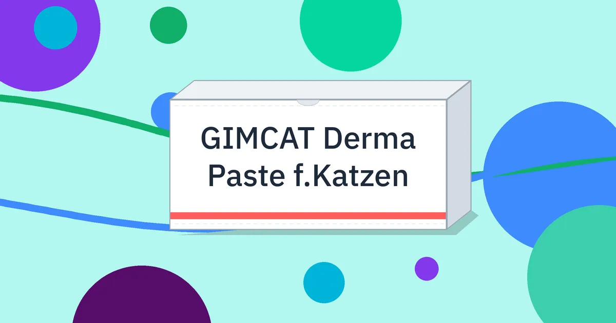 Symbolbild: Packung mit der Aufschrift GIMCAT Derma Paste f.Katzen (PZN 16392255) – Verfügbarkeit und Bezug in Apotheken in Frankfurt am Main