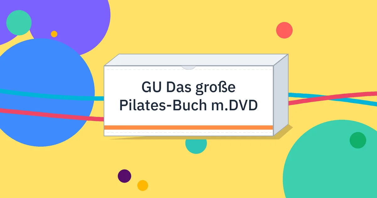 Symbolbild: Packung mit der Aufschrift GU Das große Pilates-Buch m.DVD (PZN 12356104) – Verfügbarkeit und Bezug in Apotheken in Frankfurt am Main