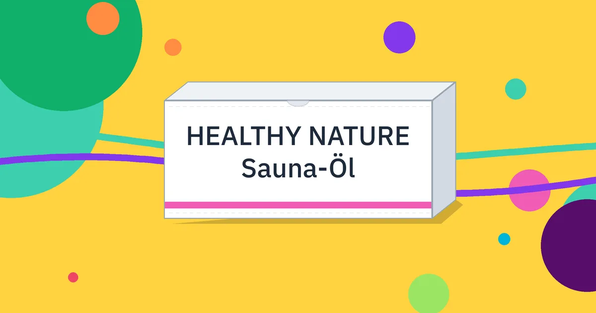 Symbolbild: Packung mit der Aufschrift HEALTHY NATURE Sauna-Öl (PZN 00123004) – Verfügbarkeit und Bezug in Apotheken in Frankfurt am Main