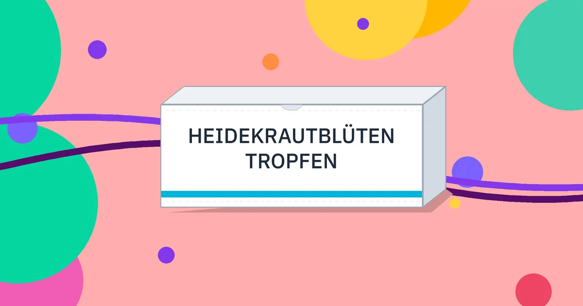Symbolbild: Packung mit der Aufschrift HEIDEKRAUTBLÜTEN TROPFEN (PZN 18780872) – Verfügbarkeit und Bezug in Apotheken in Frankfurt am Main