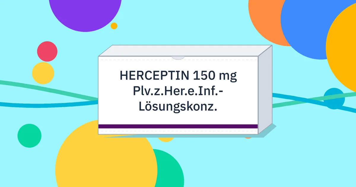 Symbolbild: Packung mit der Aufschrift HERCEPTIN 150 mg Plv.z.Her.e.Inf.-Lösungskonz. (PZN 12371463) – Verfügbarkeit und Bezug in Apotheken in Frankfurt am Main