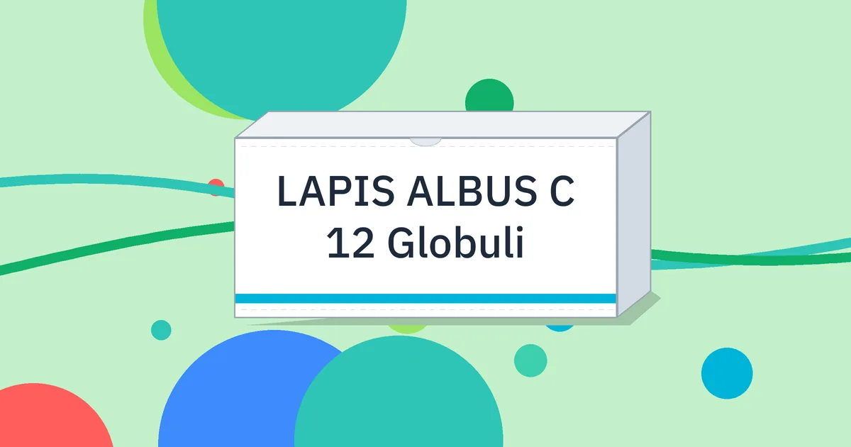 Symbolbild: Packung mit der Aufschrift LAPIS ALBUS C 12 Globuli (PZN 19719366) – Verfügbarkeit und Bezug in Apotheken in Frankfurt am Main